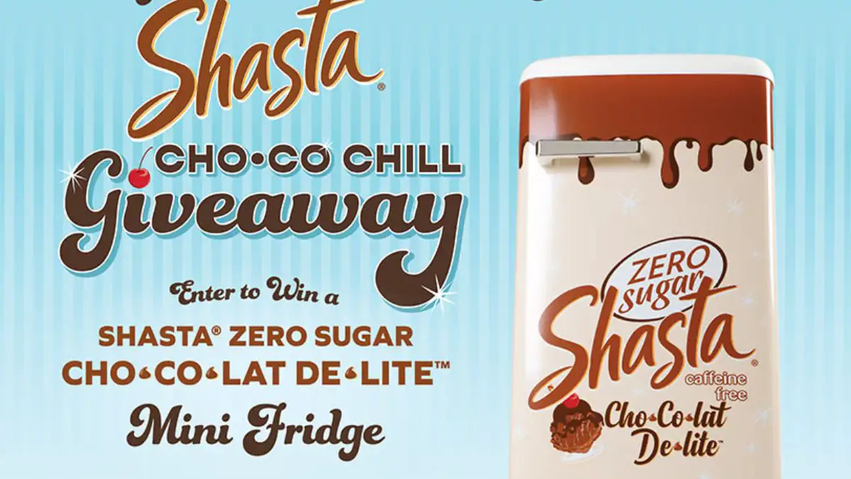 Win a Shasta mini fridge, a t-shirt, and 4 12-packs of Shasta Soda ...
